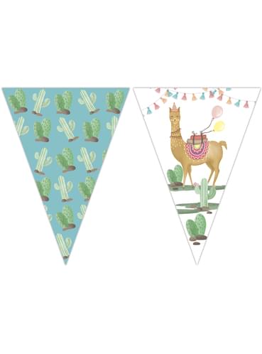 Cactus and llama banner | Funidelia