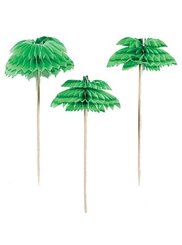 12 Palm Tree toothpicks. Express delivery | Funidelia
