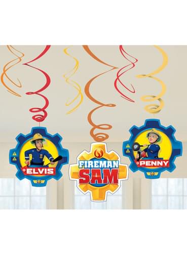 6 Fireman Sam hanging decorations | Funidelia