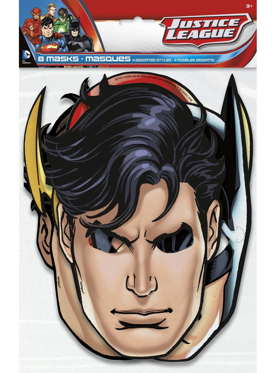 8 assorted The Justice League masks | Funidelia