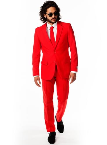 Costum barbați Roșu "Red Devil" - Opposuits. Cei mai distractivi ...