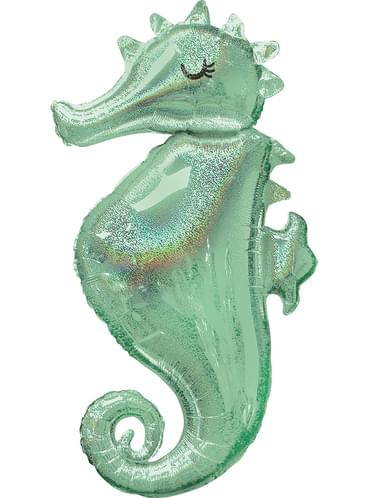 Ballon aluminium hippocampe - Mermaid Wishes pour fêtes et ...