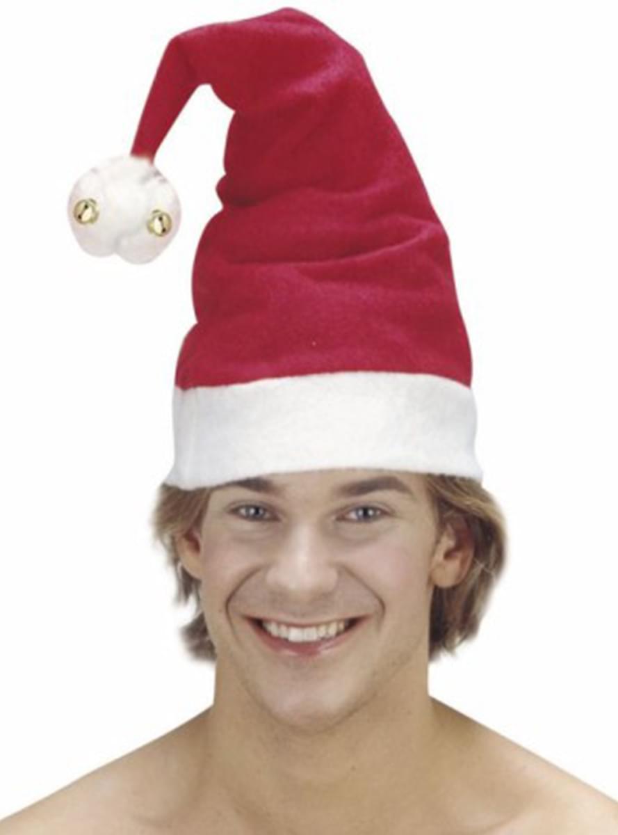 Father Christmas hat with sleigh bells