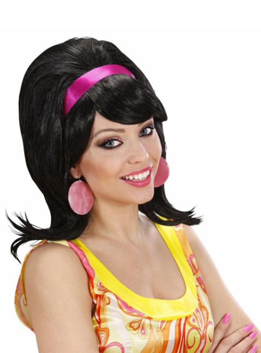 1960s black mod wig. The coolest | Funidelia
