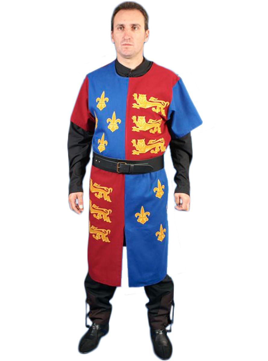 Tabard mediéval Édouard III homme pour déguisement | Funidelia
