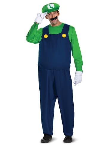 Fato de Luigi deluxe para homem - Super Mario Bros. Os mais divertidos ...