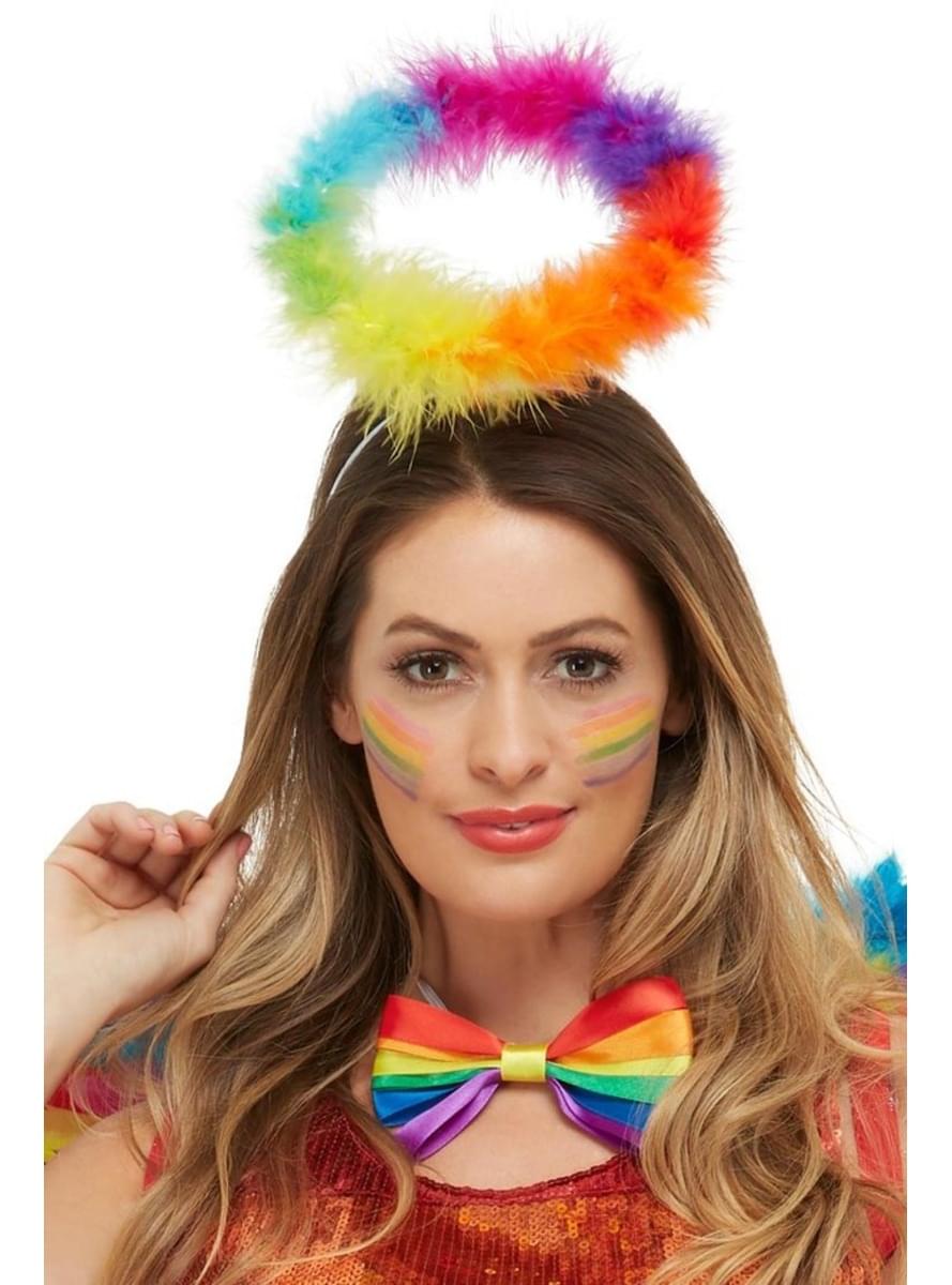 Regenboog Engel kostuum voor volwassenen. Volgende dag geleverd | Funidelia