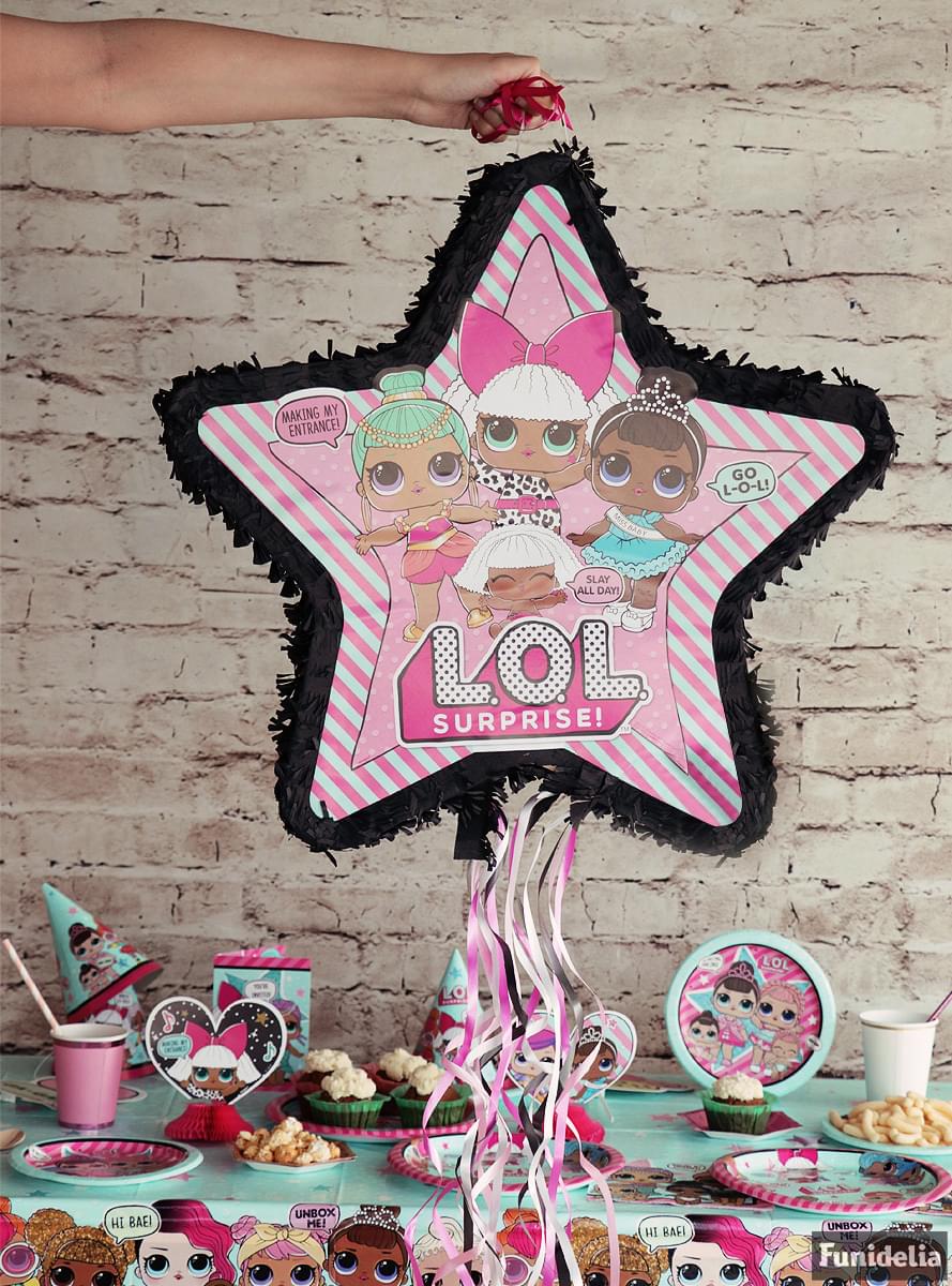 Piñata con forma de estrella LOL Surprise - LOL Friends | Funidelia