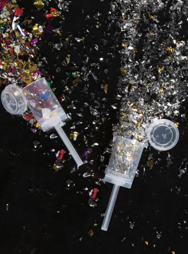 Multigekleurd Mini Confetti Kanon voor feesten en verjaardagen Funidelia