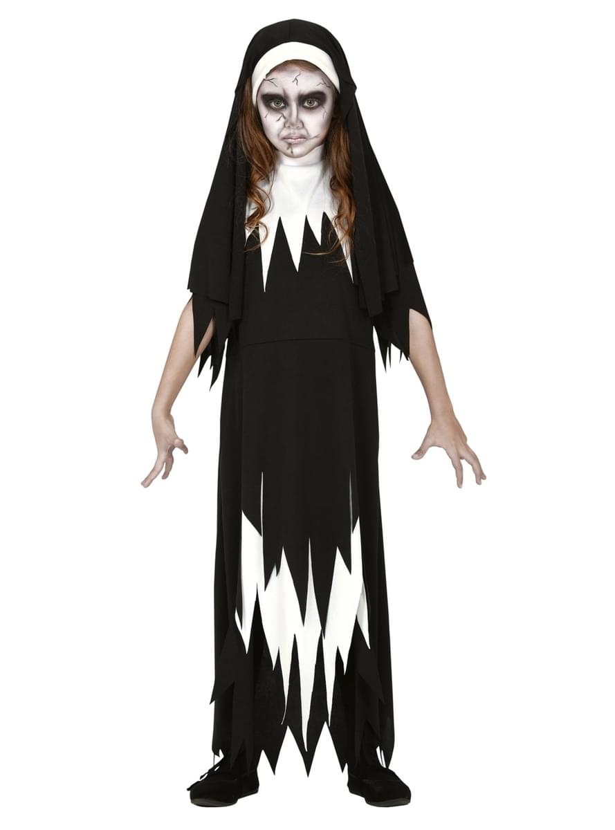 Zombie Nun Costume for Girls | Funidelia
