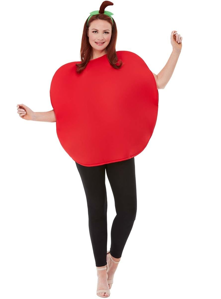 Red apple costume for adults | Funidelia