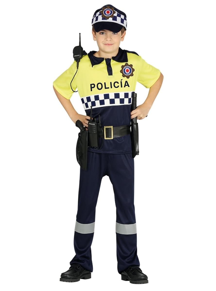Spanish Traffic Police Costume for Kids | Funidelia