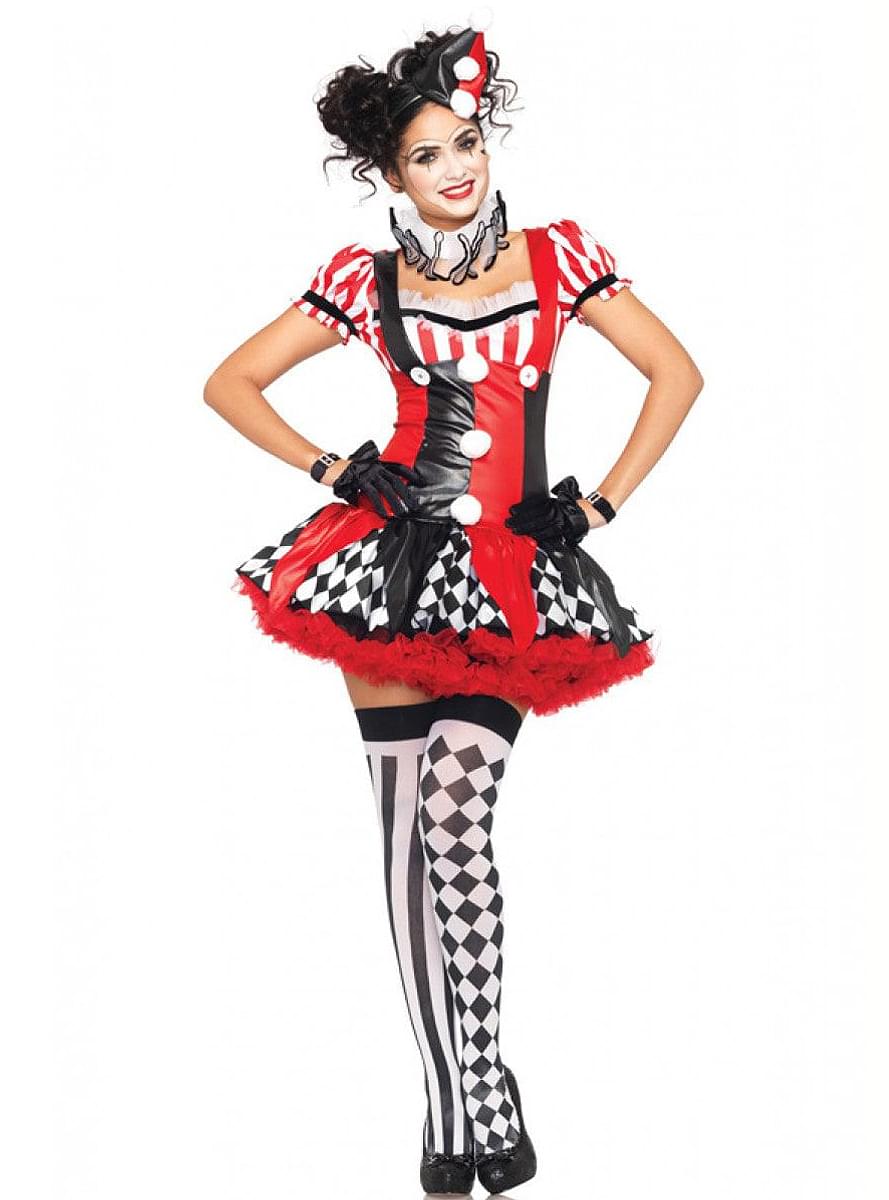 Déguisement clown femme. Livraison 24h | Funidelia