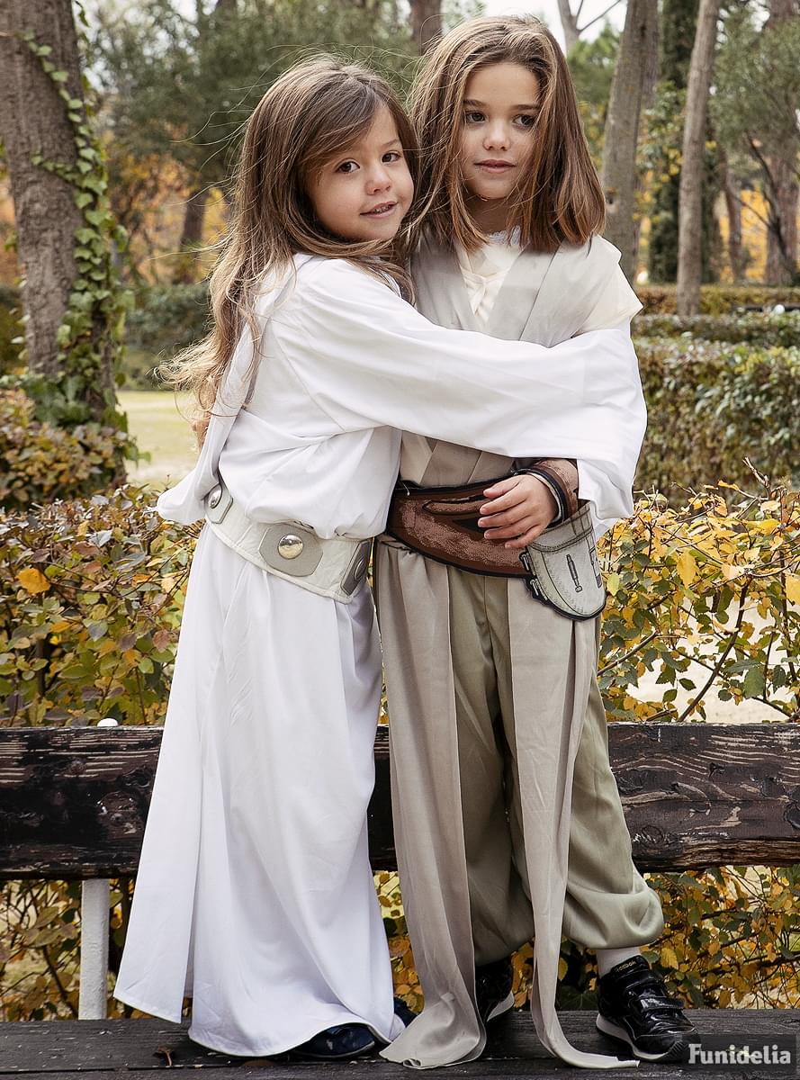 Girls Deluxe Princess Leia Costume | Funidelia