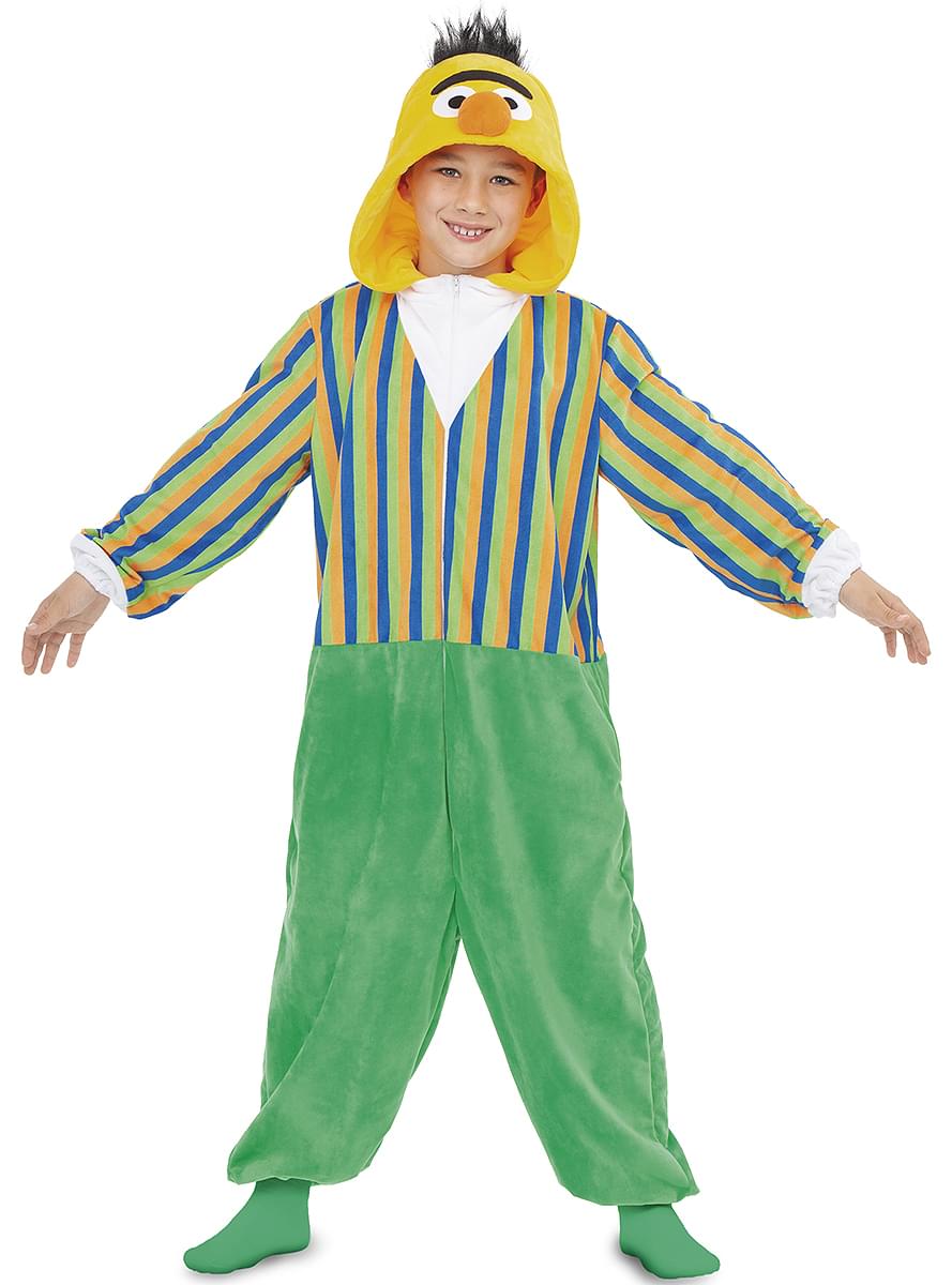 Sesamstraat Bert onesie kostuum voor kinderen. De coolste | Funidelia
