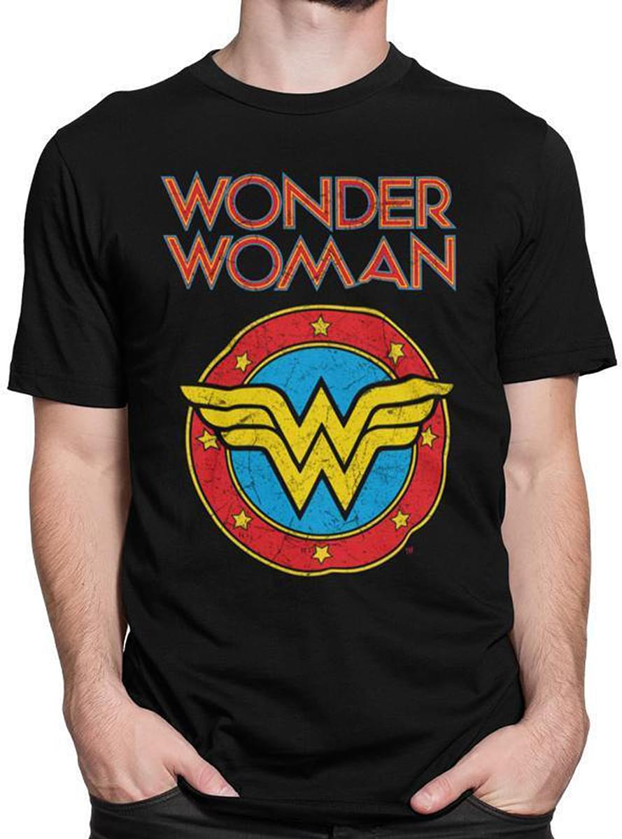 Maglietta Wonder Woman Logo Vintage | Funidelia