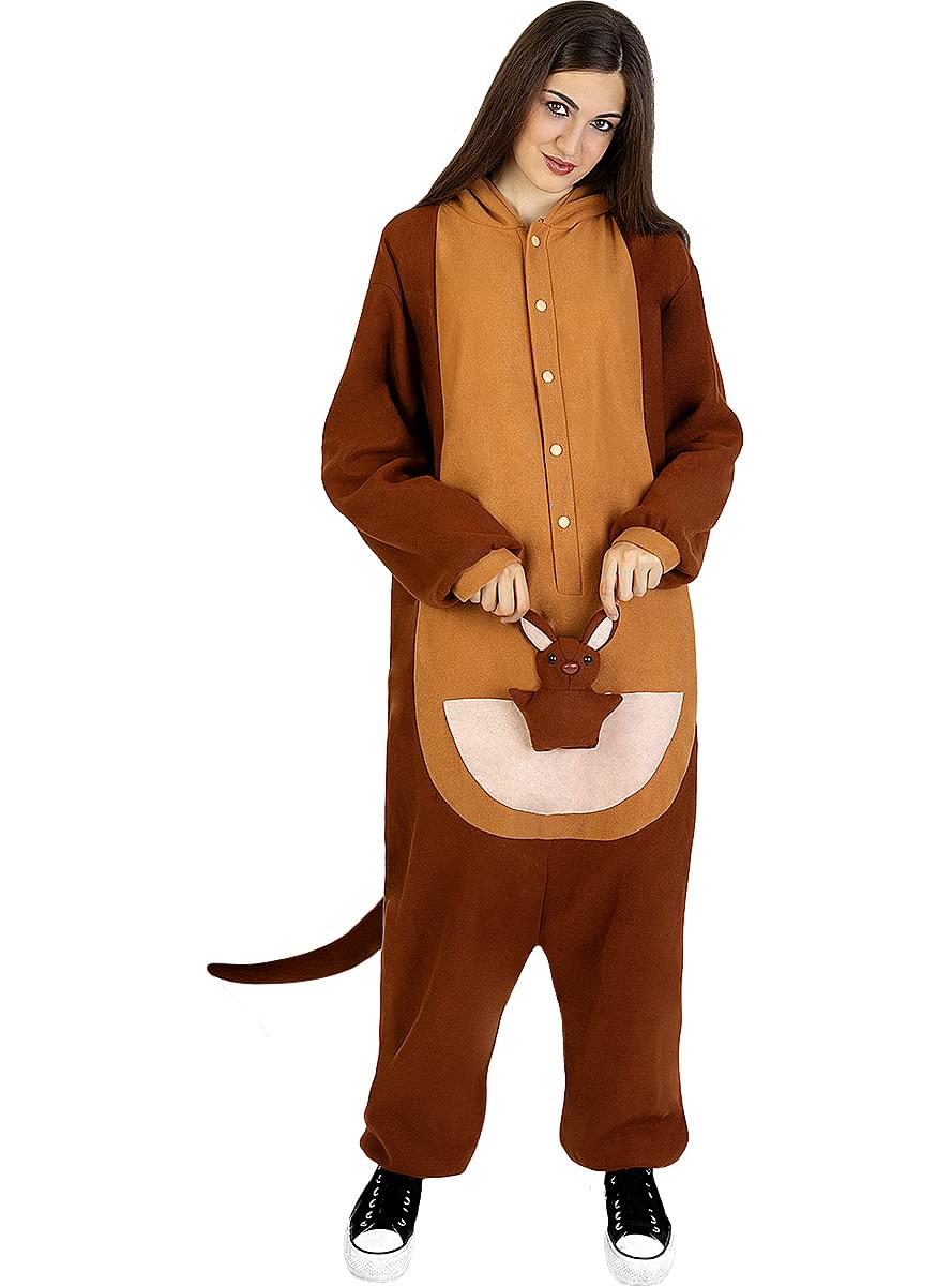 Onesie Kangaroo Costume for Adults | Funidelia