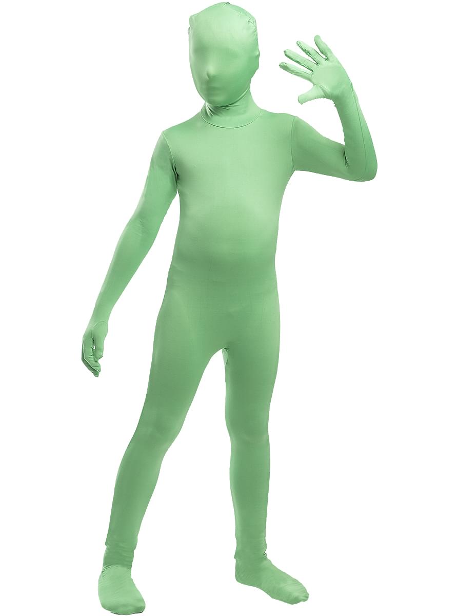 Disfraz segunda piel verde infantil. Have Fun! | Funidelia