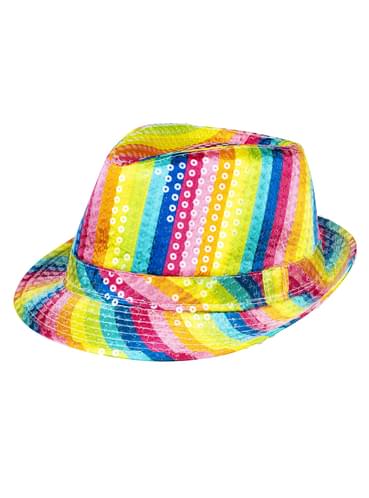 Adult's Sequinned Rainbow Hat. The coolest | Funidelia