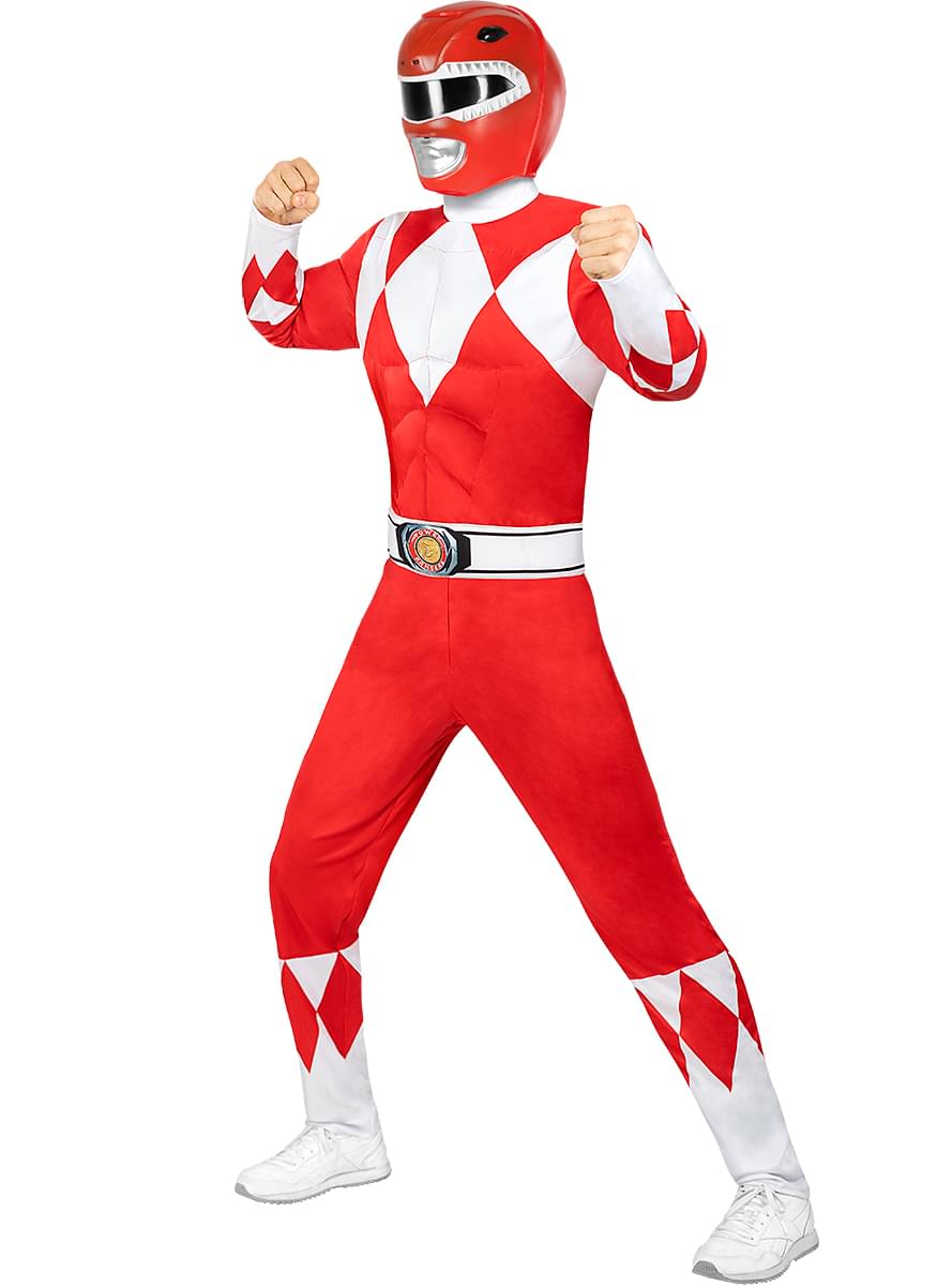 Rode Power Ranger Helm. Volgende dag geleverd | Funidelia