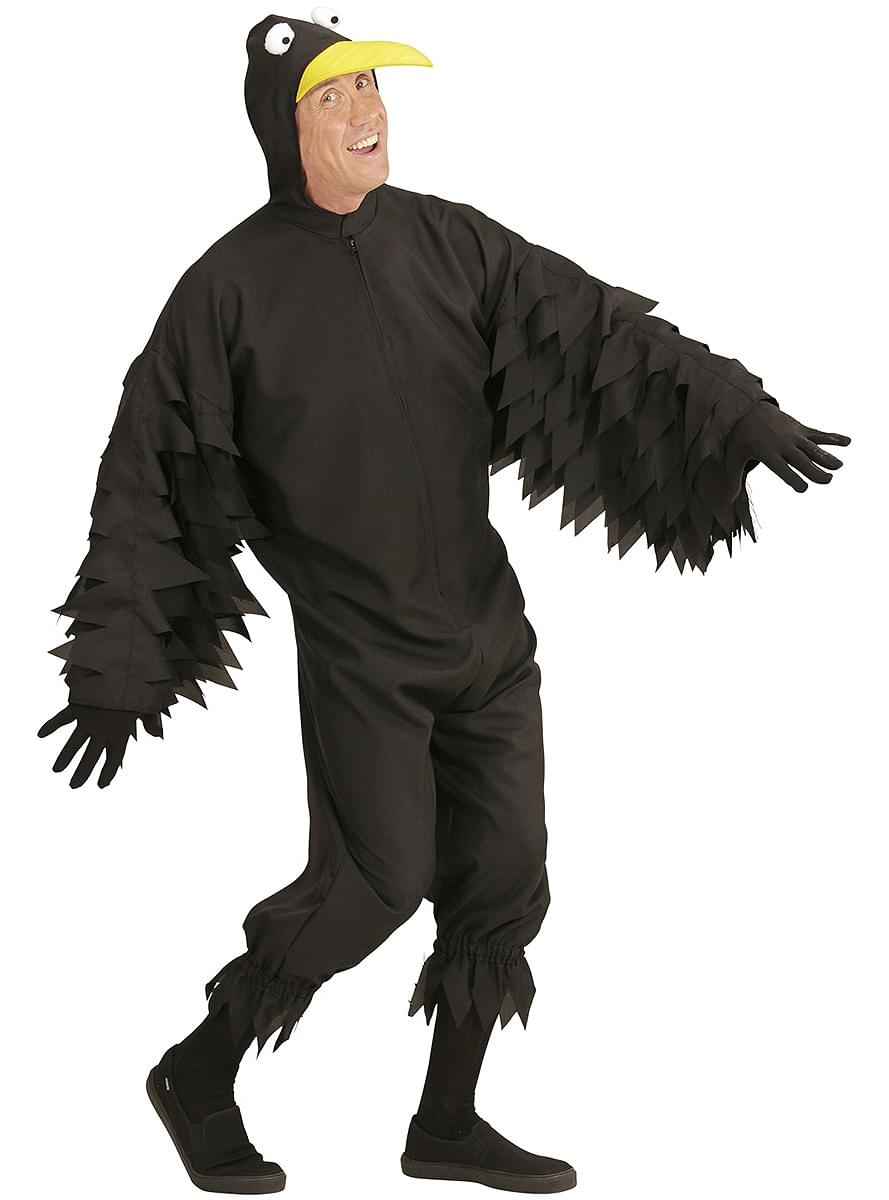 Adults nocturnal crow costume | Funidelia