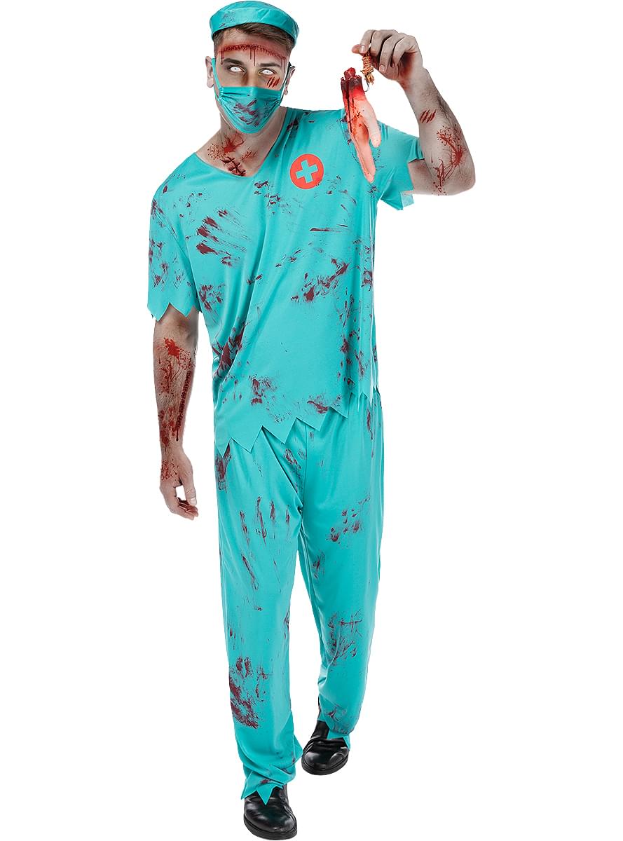 Zombie Surgeon Costume for Men | Funidelia