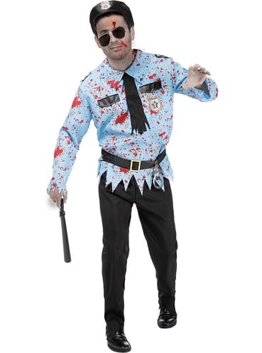 Zombie Police Officer Costume for Men | Funidelia