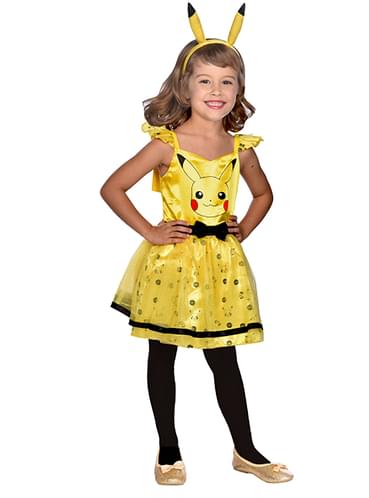 Pikachu costume girl store