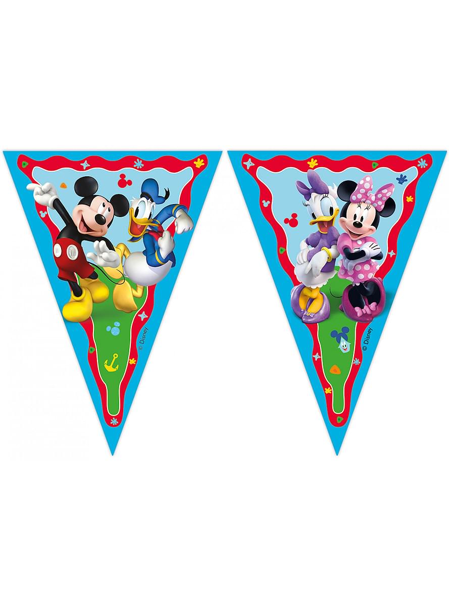 Banderines de Mickey Mouse - Club House | Funidelia