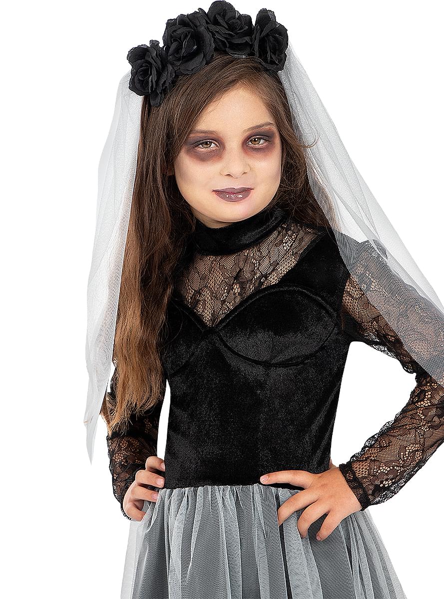 Ghost Bride Costume for Girls | Funidelia