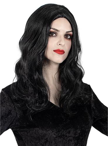 Morticia Addams Wig for Women - The Addams Family | Funidelia