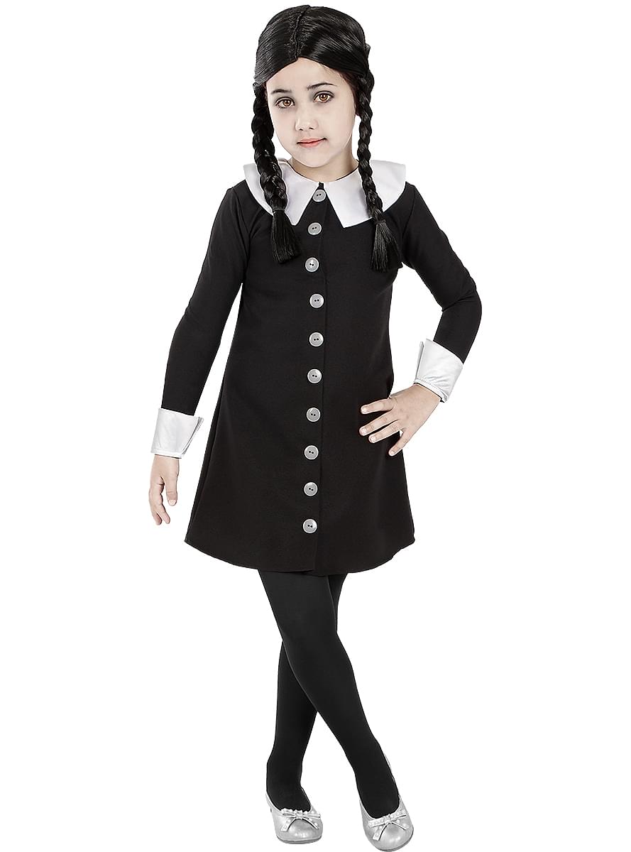 Wednesday Addams Kostüm für Mädchen - The Addams Family | Funidelia
