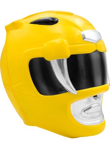 Yellow Power Ranger Helmet for Adults | Funidelia