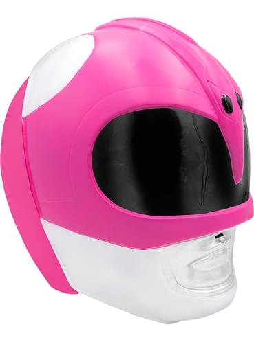 Capacete Power Ranger Cor-de-rosa para adulto. Entrega 24h | Funidelia