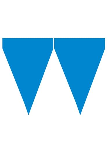 1 guirnalda de banderines color azul marino - Colores lisos | Funidelia