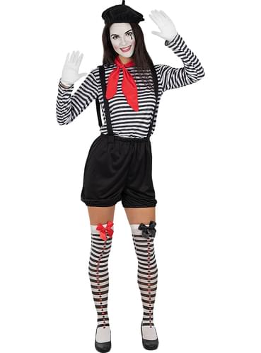 Disfraz de mimo para mujer | Funidelia