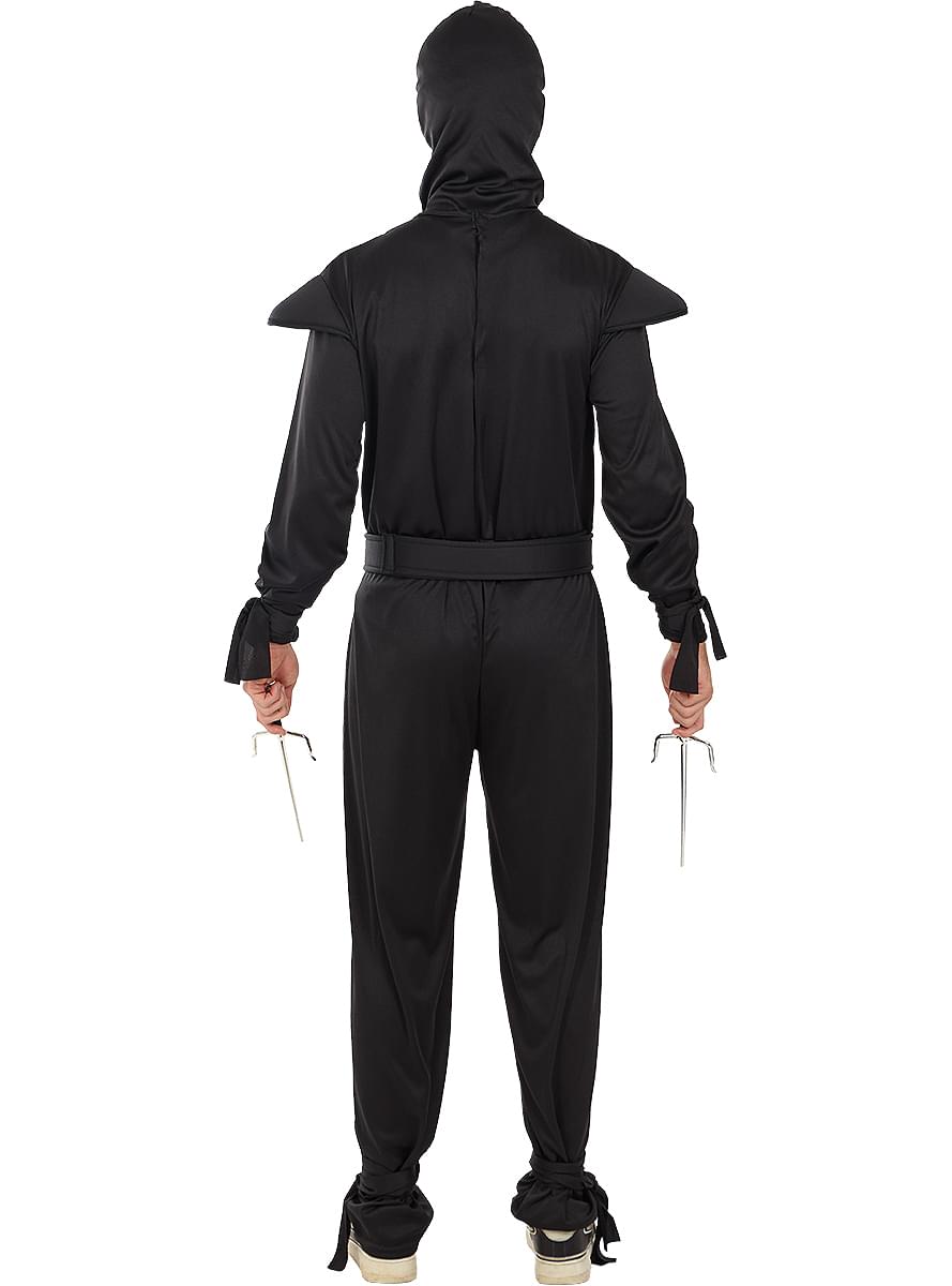 Déguisement Ninja noir adulte grande taille. Les plus amusants | Funidelia