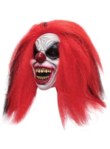 Scary Red Clown Mask | Funidelia