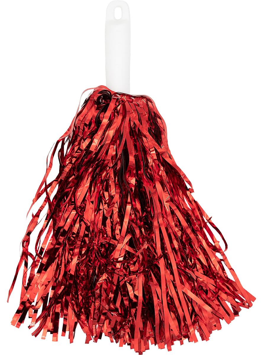 Pompons rouges métalliques. Livraison 24h | Funidelia