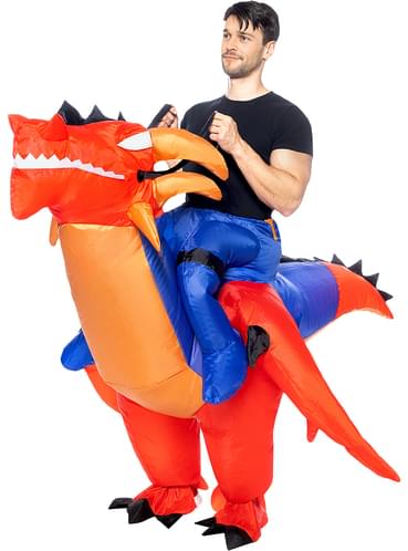 Inflatable Dragon Piggyback Costume for Adults | Funidelia