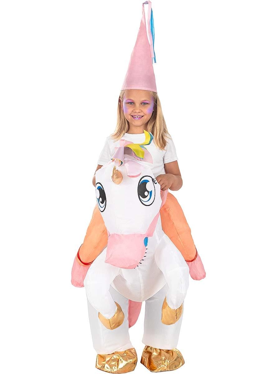 Piggyback Inflatable Unicorn Costume for Kids | Funidelia