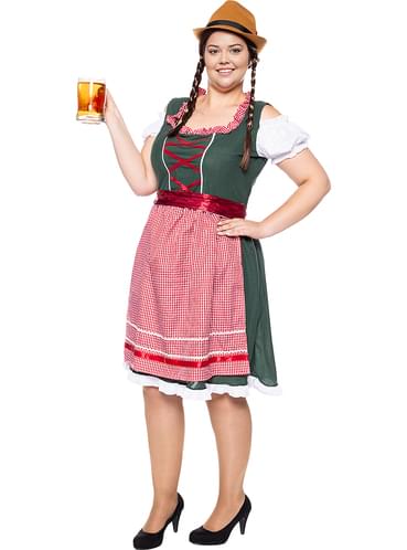 Costume da tedesca da donna taglie forti. Consegna 24h | Funidelia