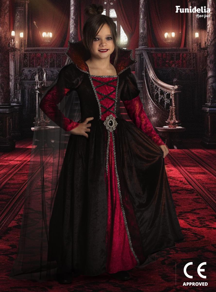 Deluxe Vampire Costume for Girls | Funidelia