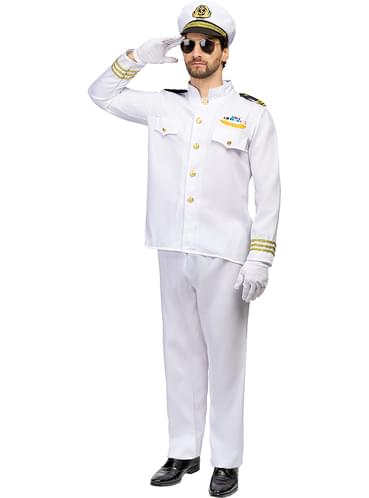 Ships Captain Costume for Men | Funidelia