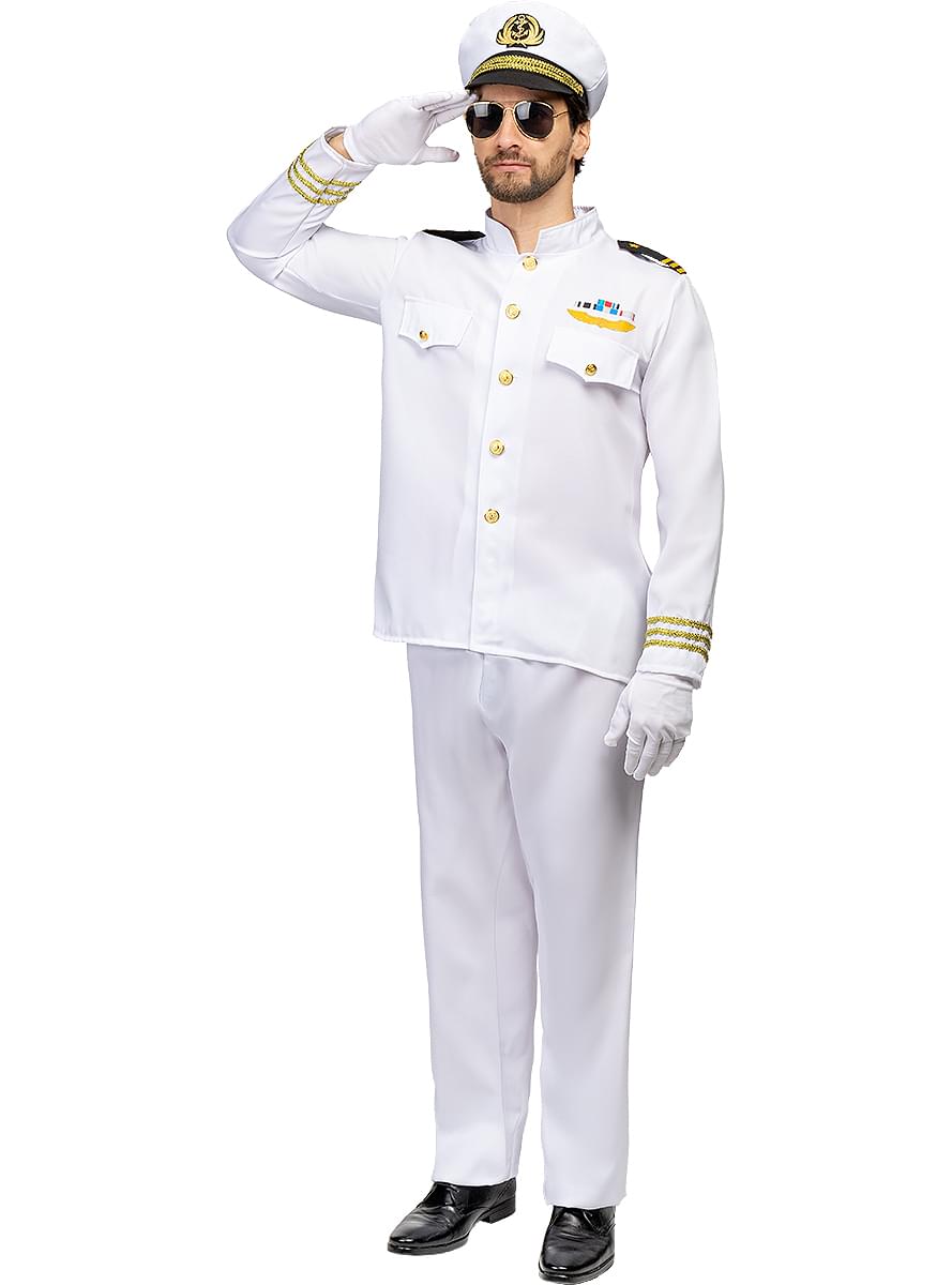 Ships Captain Costume for Men | Funidelia