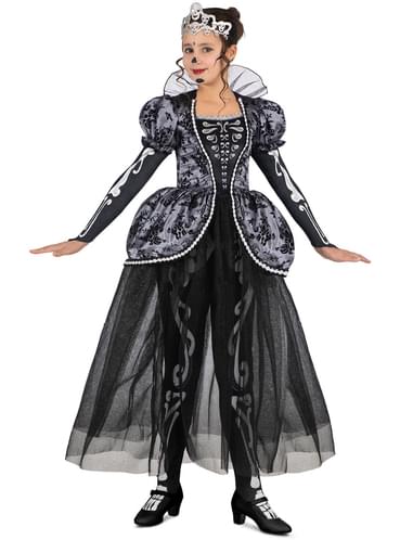 Skeleton Queen Costume for girls | Funidelia