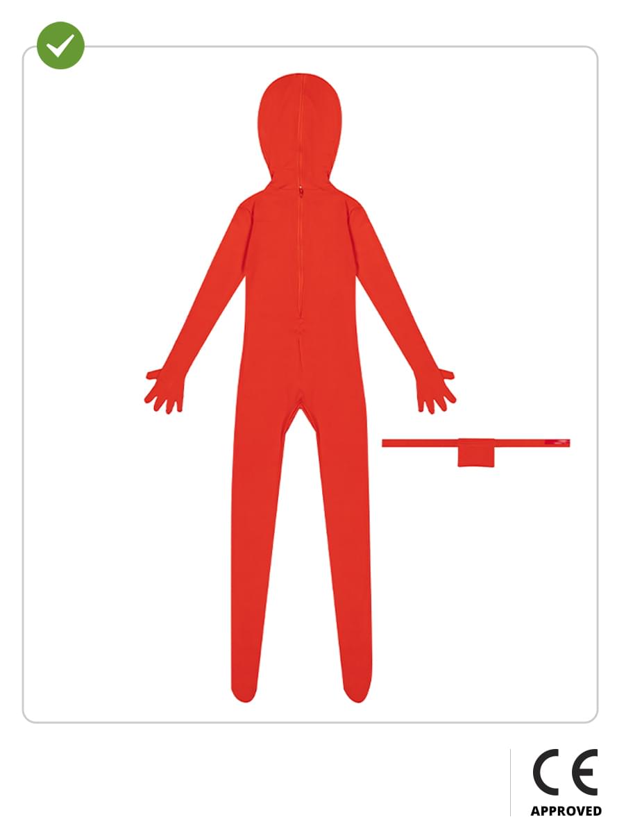 Second Skin Costume Red for Kids | Funidelia