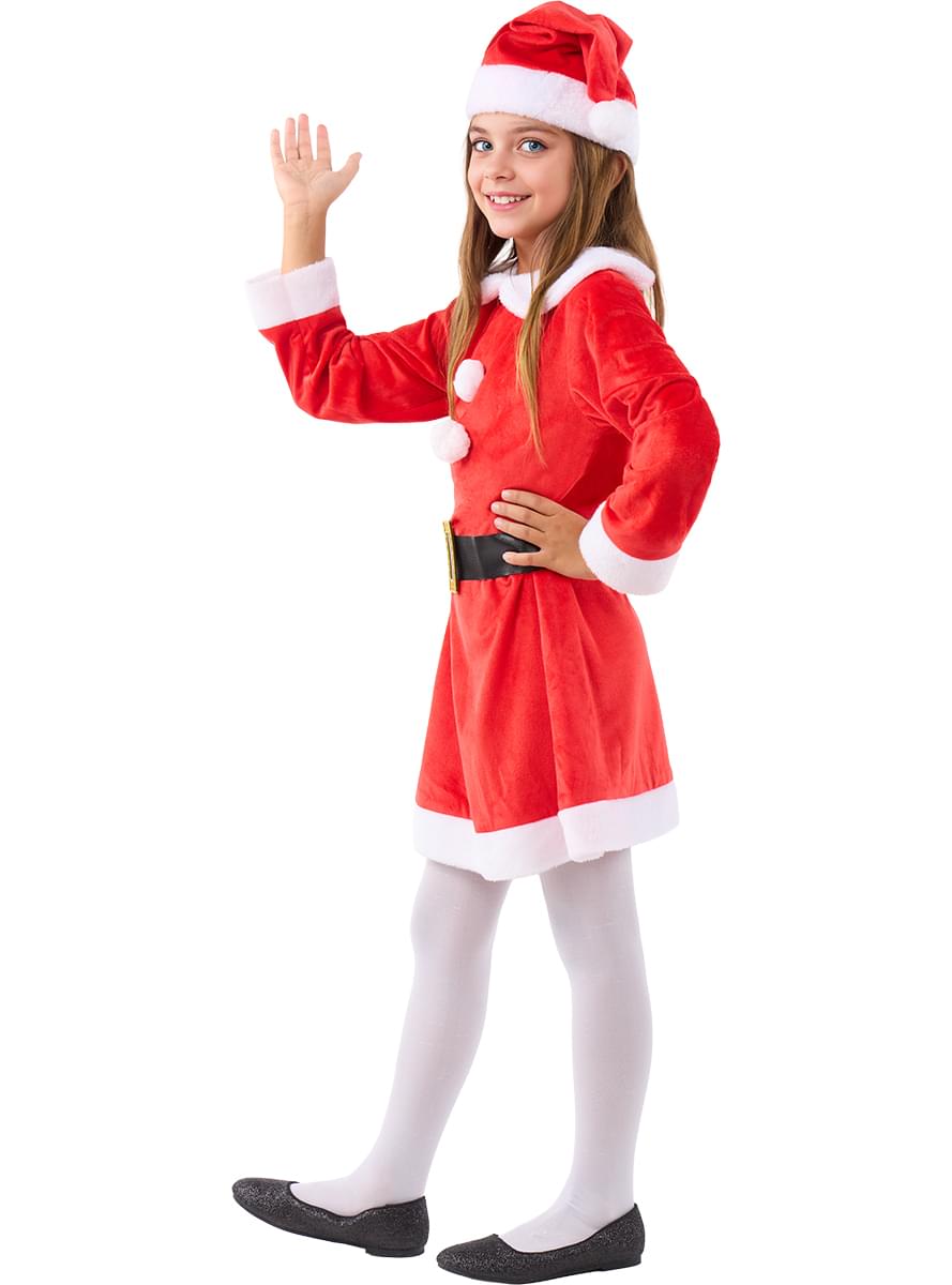 Déguisement mère noël deluxe pour fille | Funidelia