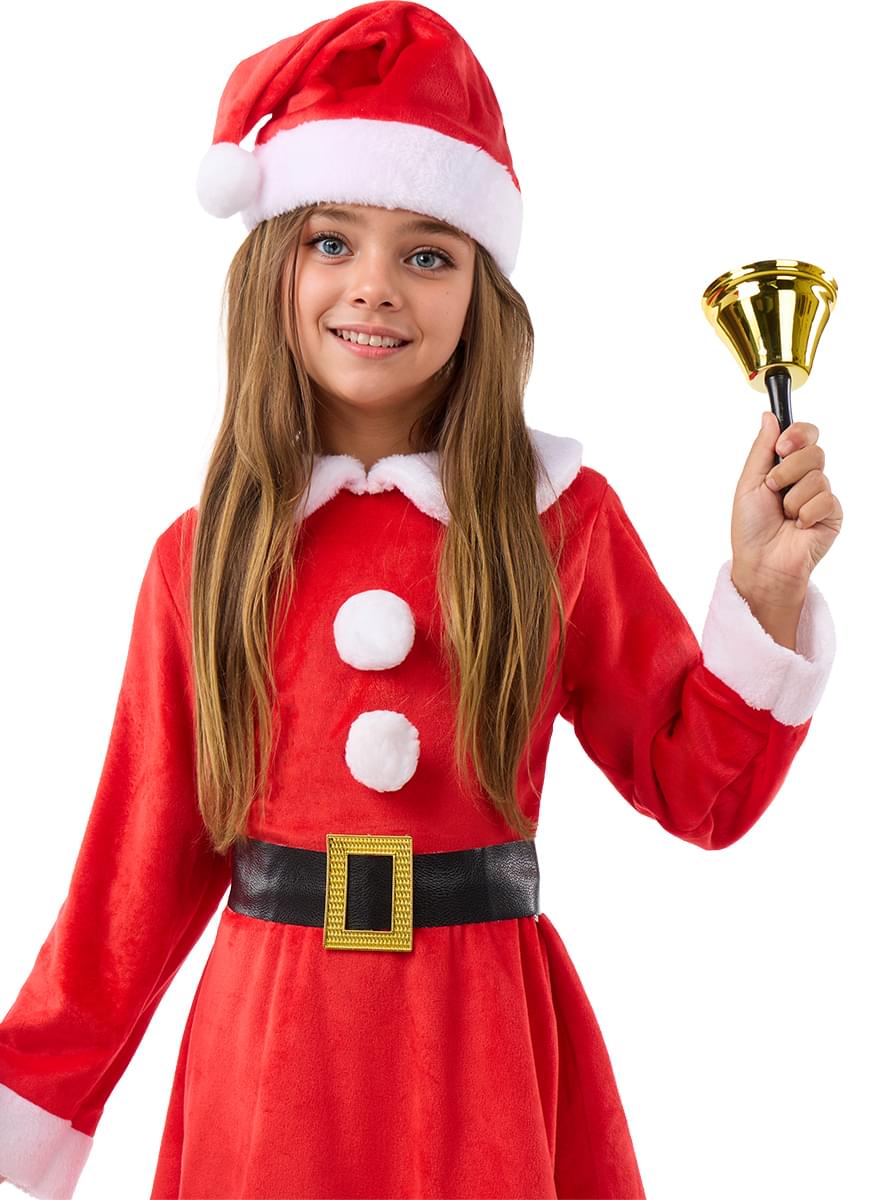 Déguisement mère noël deluxe pour fille | Funidelia
