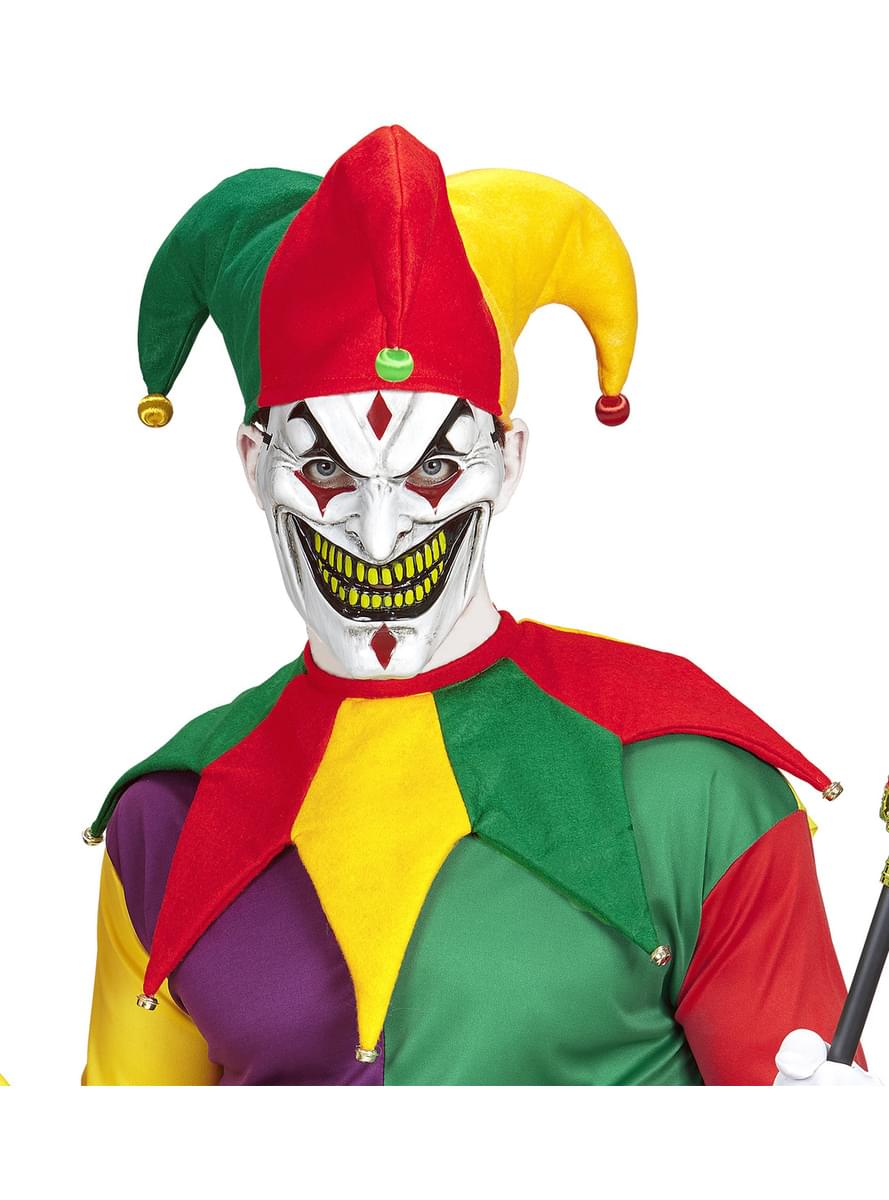Kit costume da buffone multicolore per adulto | Funidelia